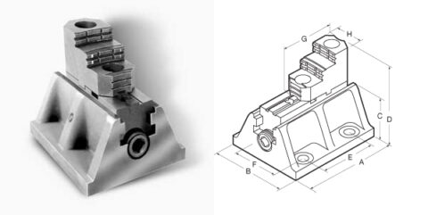 Boring Mill Jaws for Parallel Tee-slot and Face Plate Jaws for Radial ...